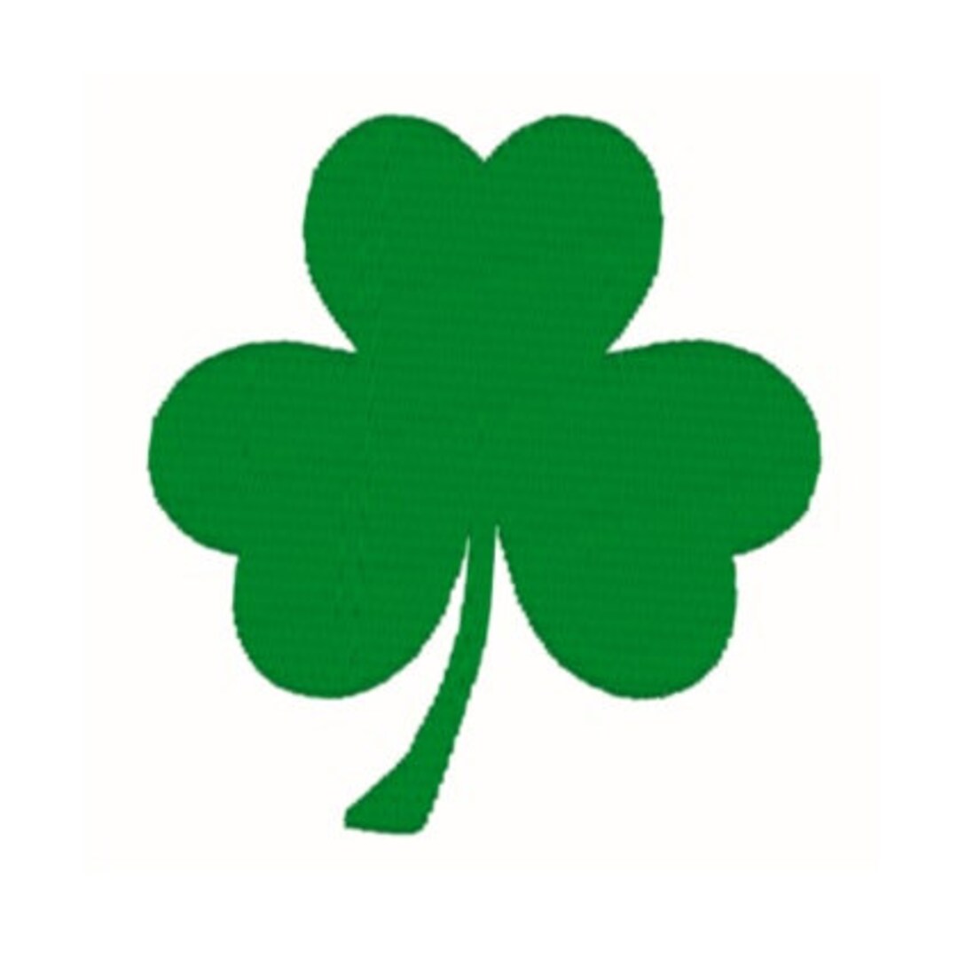 Shamrock Machine Embroidery Design - 4 Sizes - Instant Download Design ...