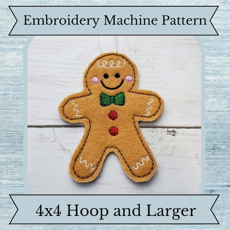 Mini Felt Gingerbread Men - Etsy
