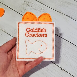 ITH Goldfish Cracker Pattern - Play Food - Machine Embroidery Design ...