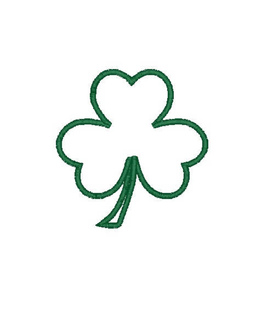 Clover Applique Machine Embroidery Design - 5 Sizes - Instant Download ...