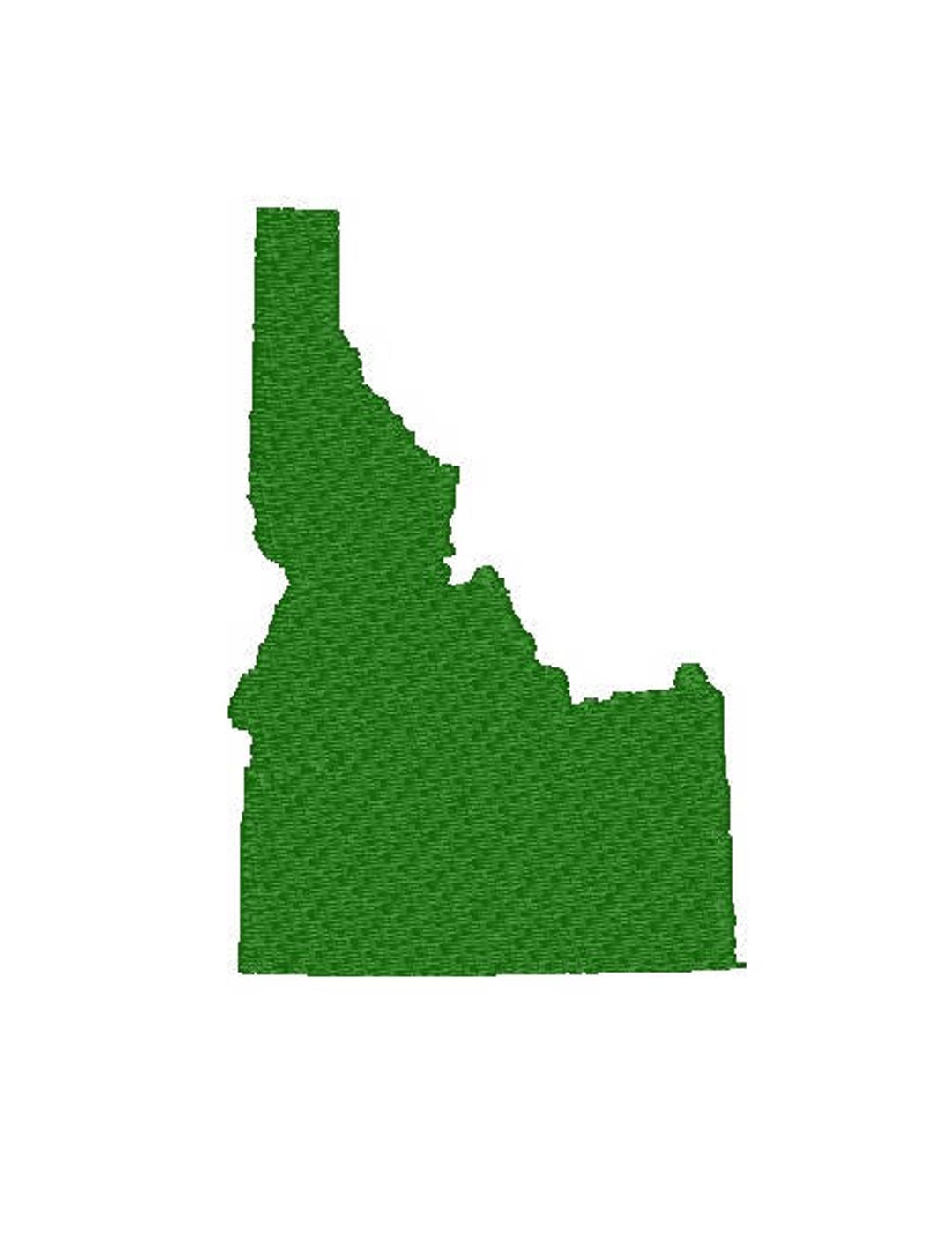 Idaho State Machine Embroidery Design - 5 Sizes - Instant Download ...
