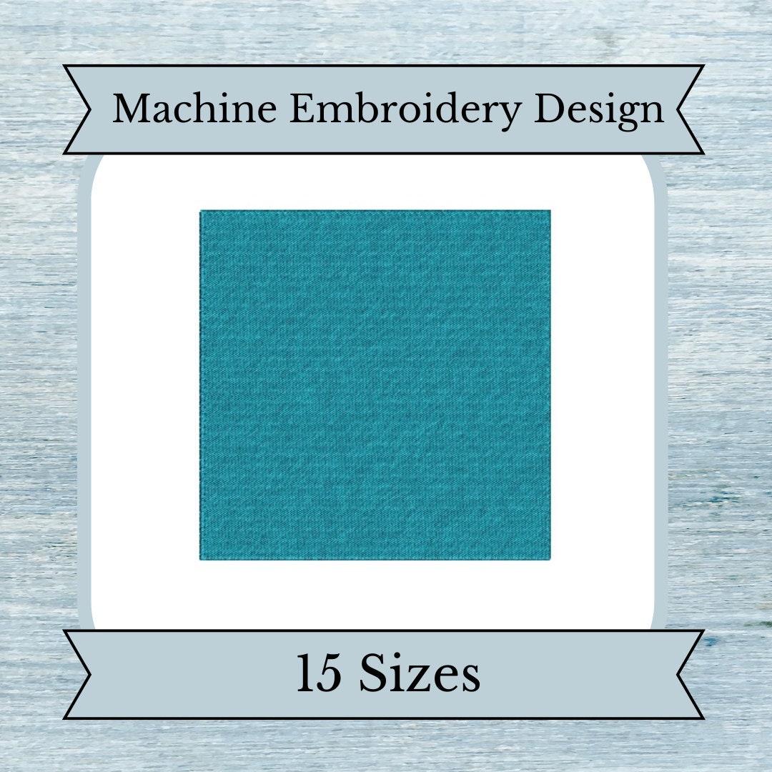 Square Machine Embroidery Design - 15 Sizes - Instant Download Design ...