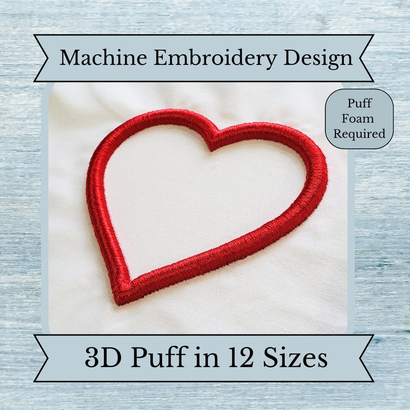 Puff Embroidery Designs - Etsy