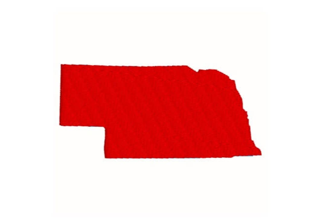 Nebraska State Machine Embroidery Design - 6 Sizes - Instant Download ...