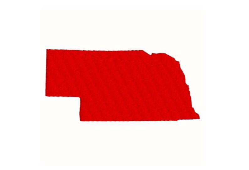 Nebraska State Machine Embroidery Design 6 Sizes Instant - Etsy Hong Kong