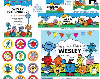 Mr Men | Etsy