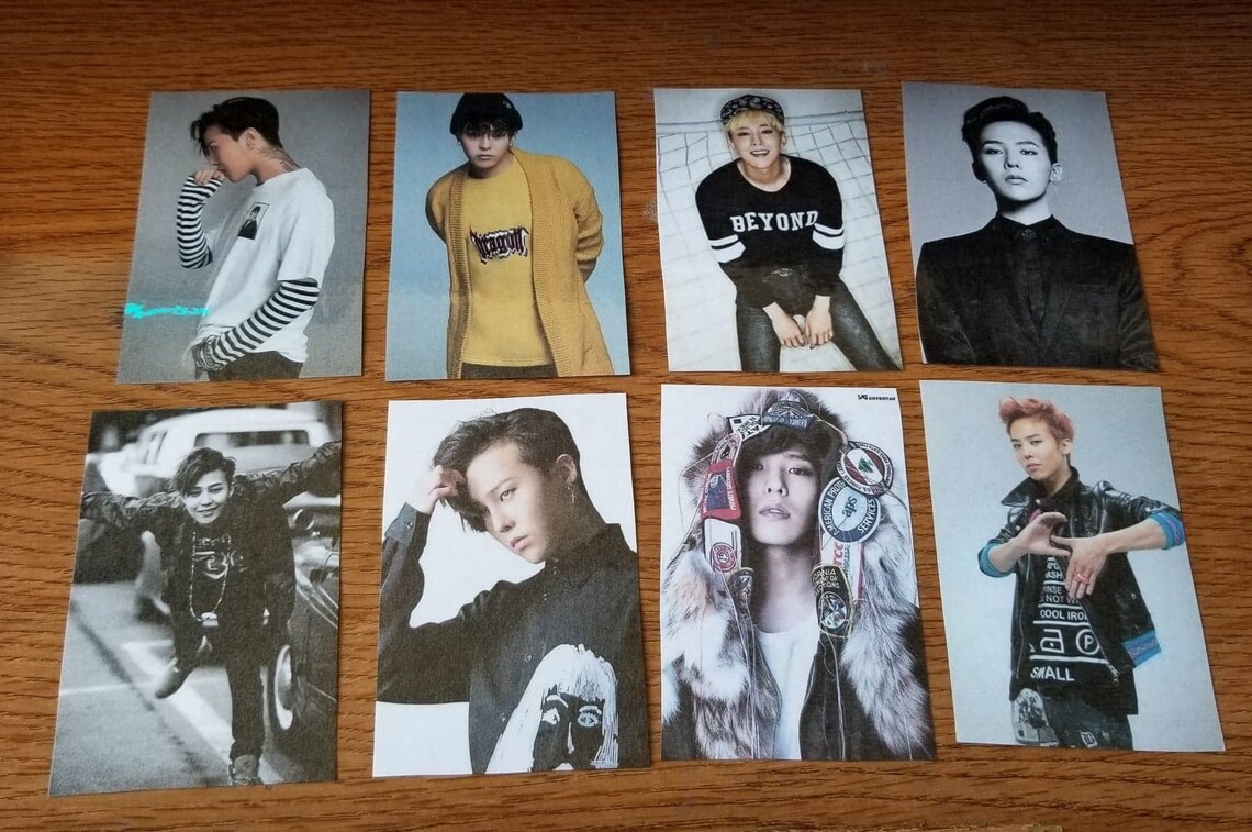 G-dragon Fanmade Kpop Bias Photocards - Etsy