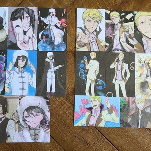 BSD Stray Dogs Fanmade Anime Photocards - Etsy