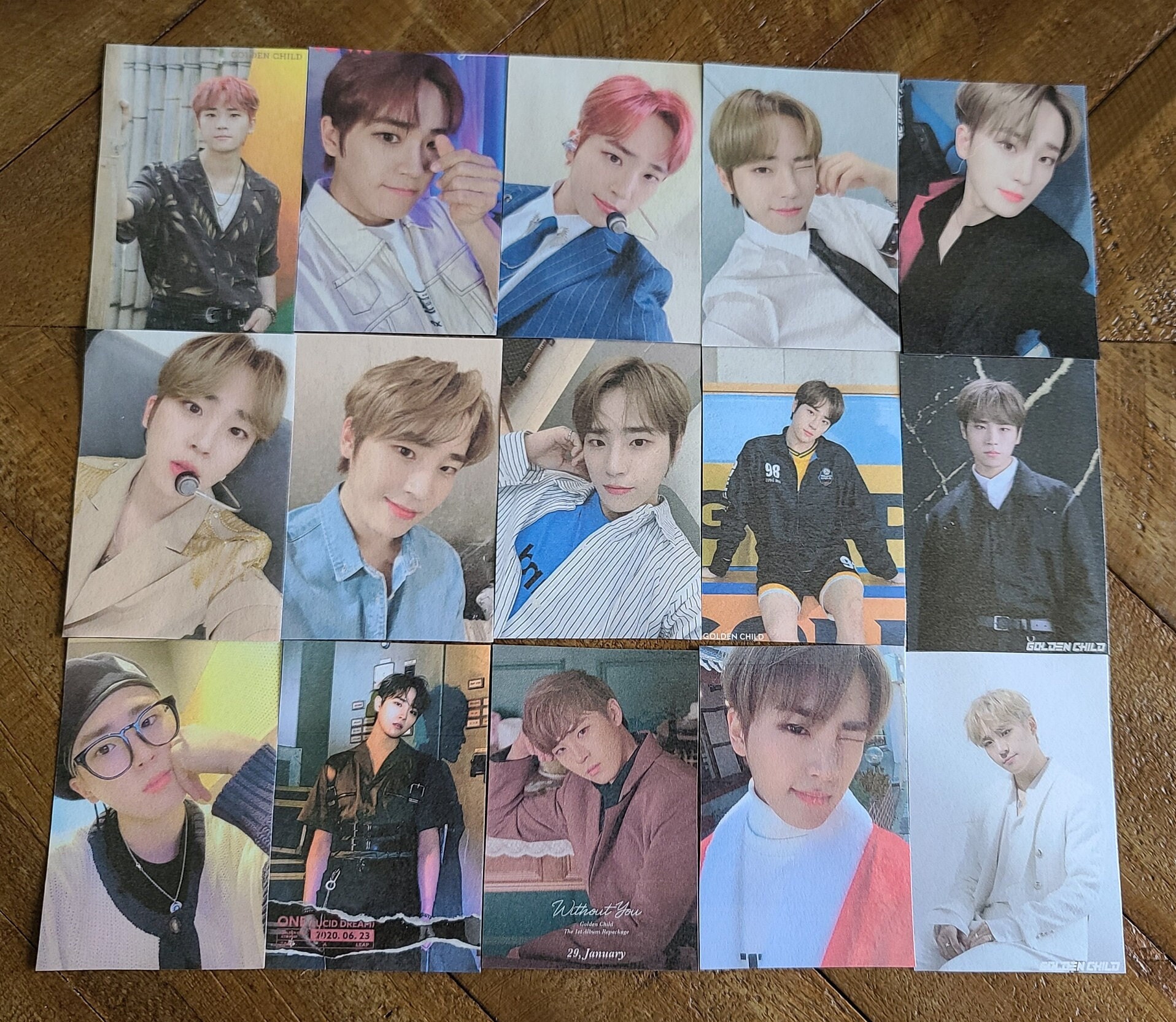 Golden Child Fanmade Kpop Photocards | Etsy