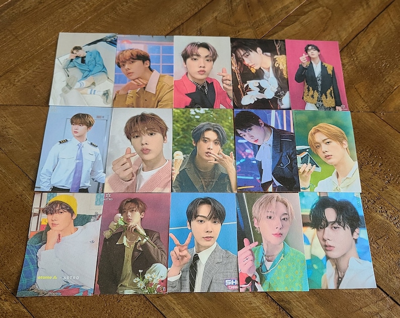 Astro Fanmade Kpop Bias Photocards - Etsy