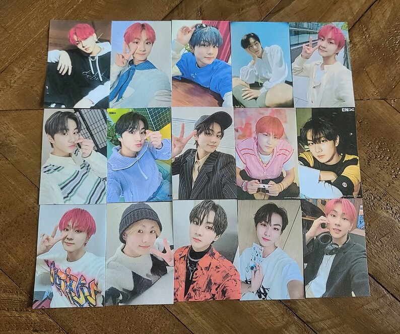 Enhypen Fanmade Kpop Bias Photocards - Etsy
