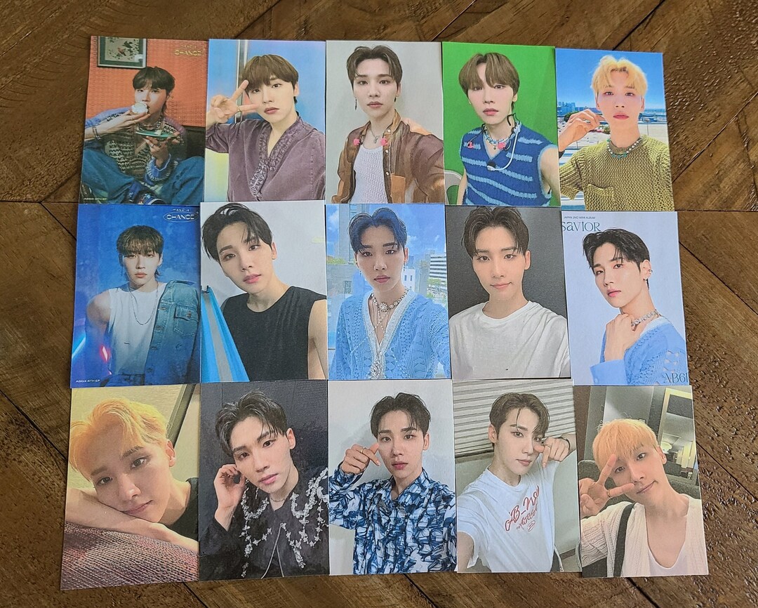 AB6IX Fanmade Kpop Bias Photocards (will Use Updated Photos) - Etsy