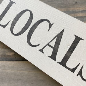 LOCALS ONLY Sign Beach House Home Decor Wood Sign Beach - Etsy