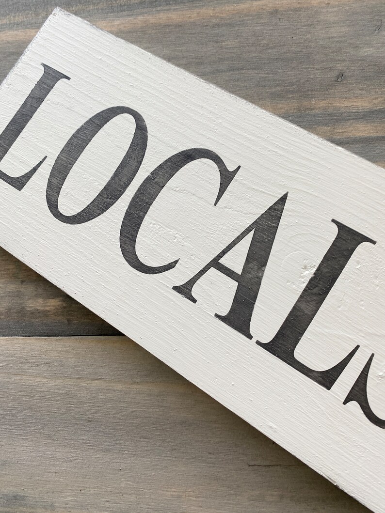 LOCALS ONLY Sign Beach House Home Decor Wood Sign Beach - Etsy