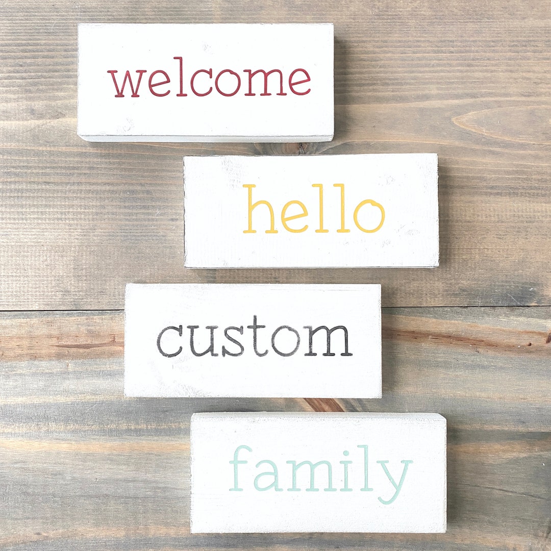 Choose Your Word Sign, Word of the Year, One Little Word, Customized ...