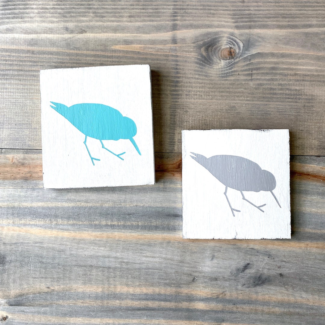Shore Bird Sign, Beach House Sign, Sea Bird Decor, Nautical Sign ...