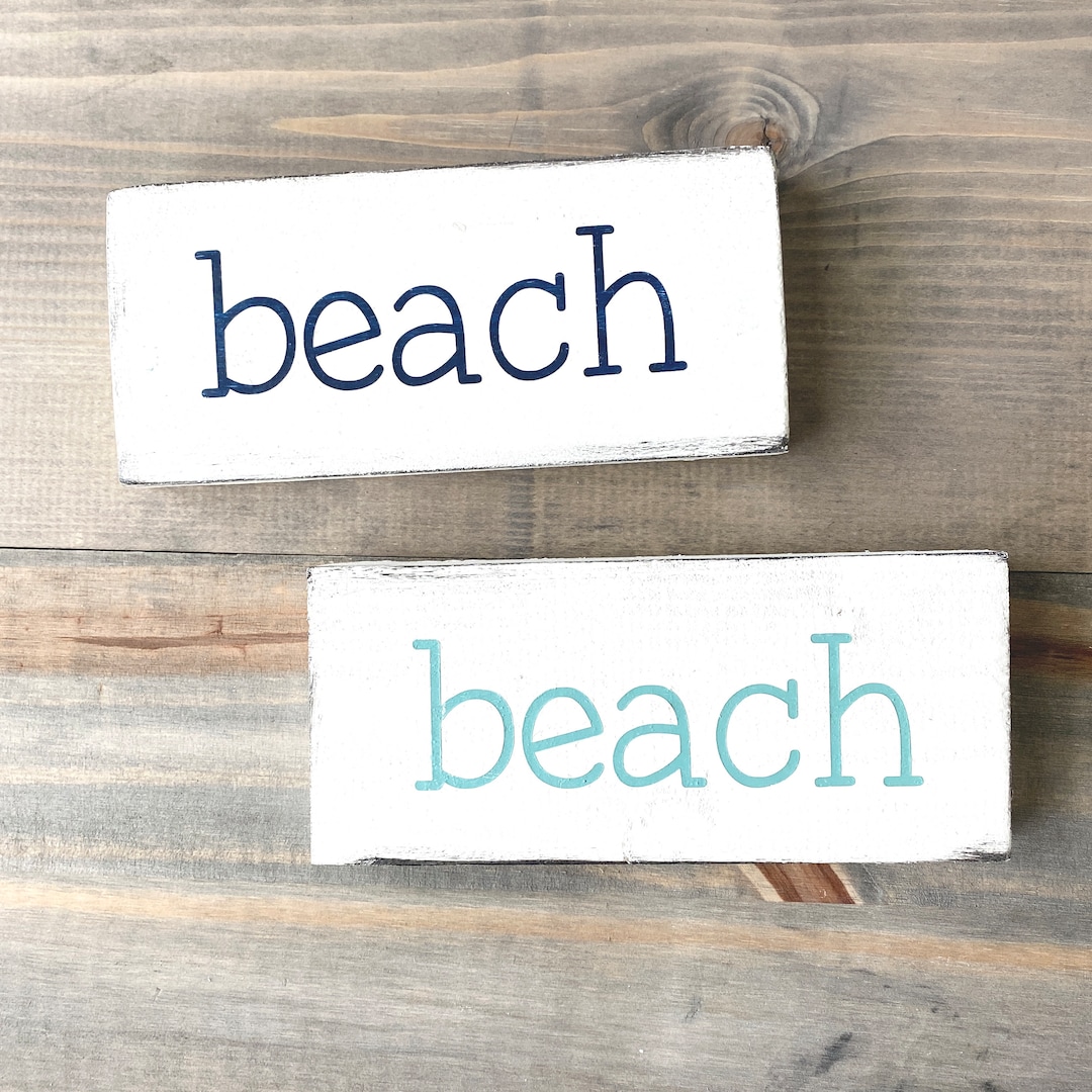 Beach Sign, Beach House Home Decor, Wood Home Decor, Nautical Decor ...
