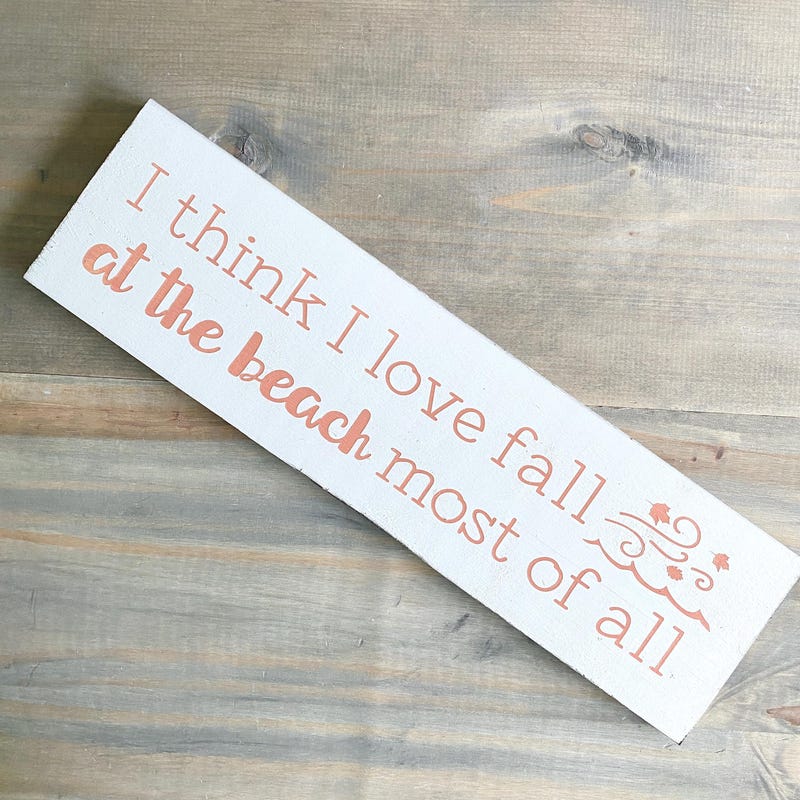 Fall Beach Decor - Etsy