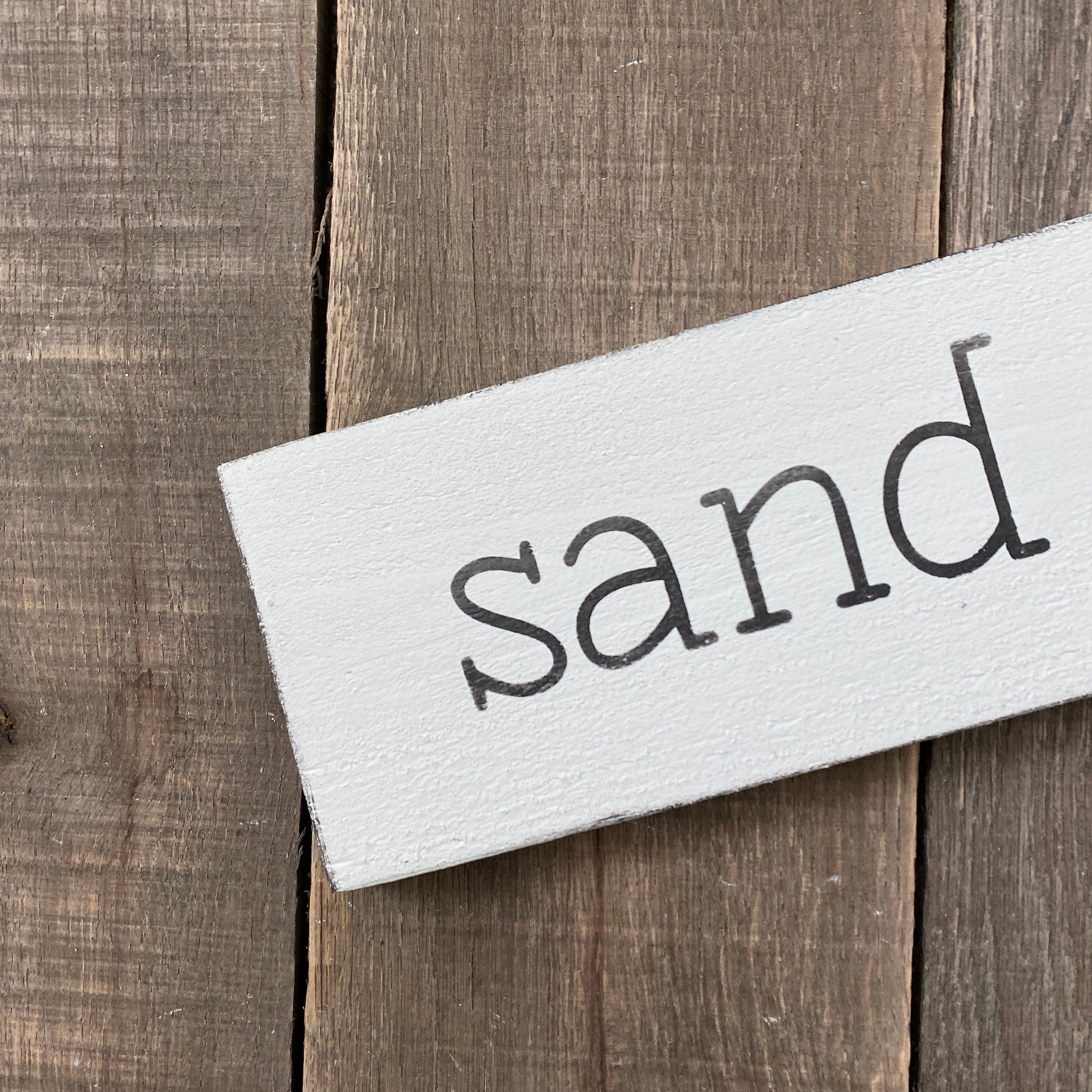 Sand sign beach house sign reclaimed nautical sign nautical | Etsy