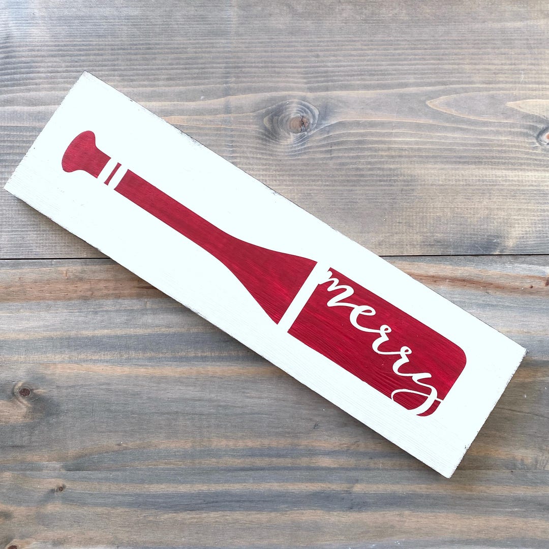 Merry Boat Oar Sign, Beach Christmas Sign, Christmas at the Beach ...