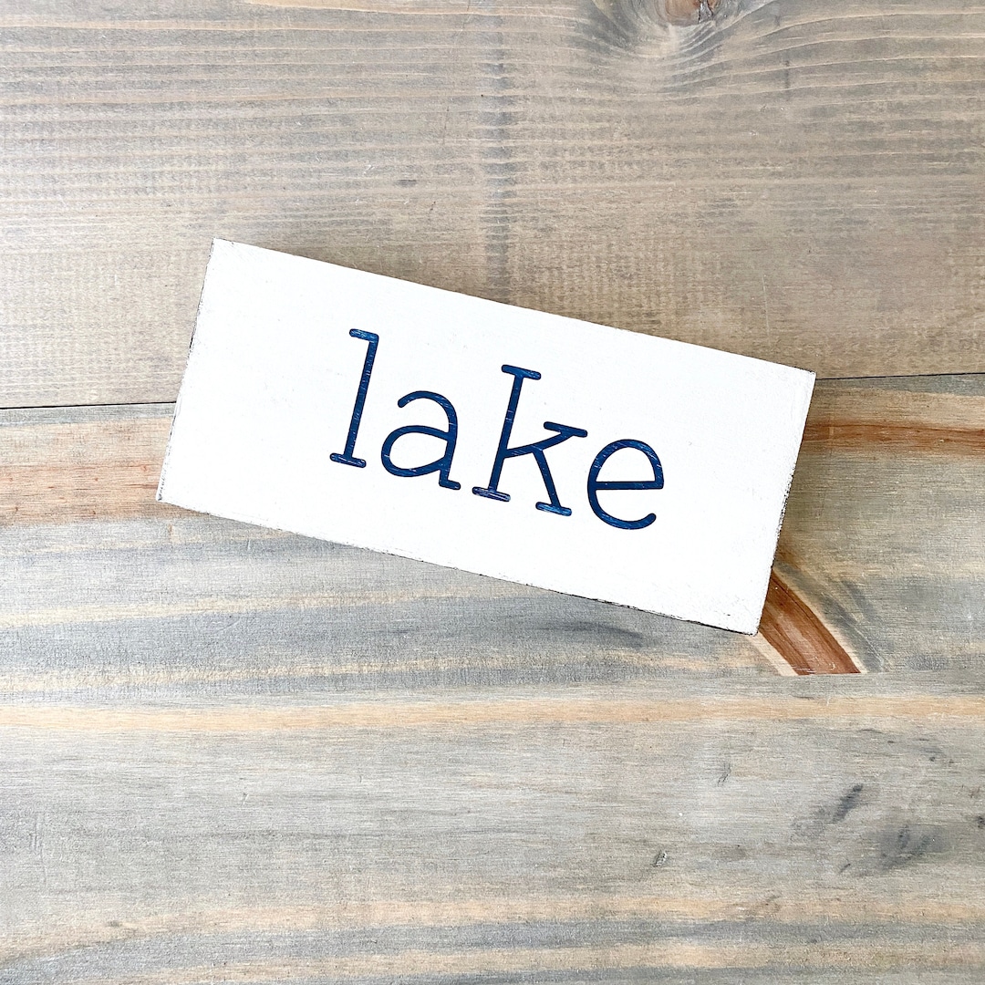 Lake Sign, Lake House Art, Nautical Sign, Nautical Decor, Lake House ...