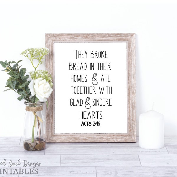 Break Bread Sign - Etsy