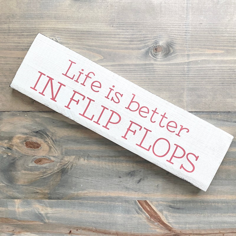 Flip Flop Sign - Etsy