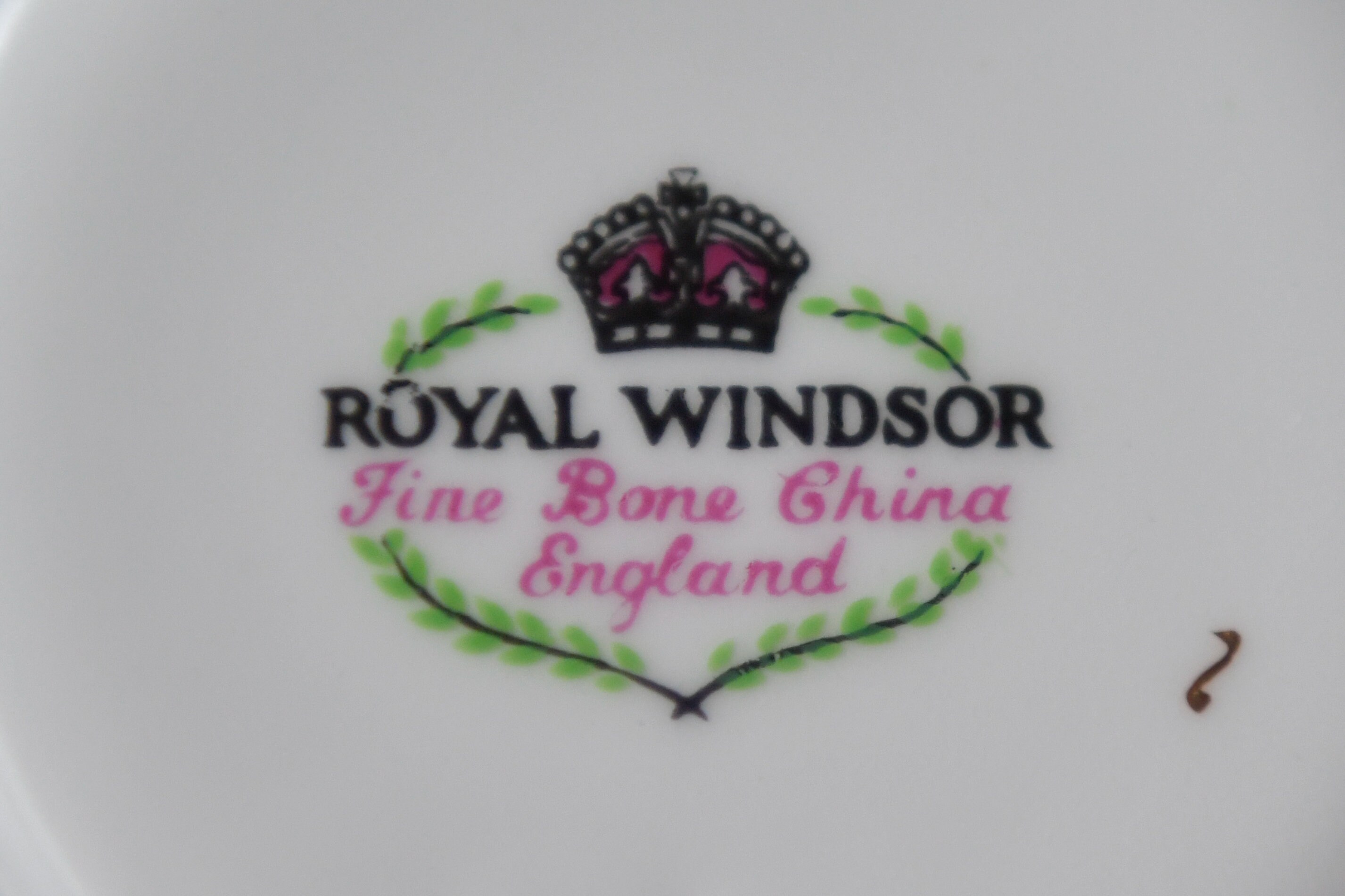 Royal Windsor Bone China Saucer Pink Rose Pattern With Gold Rim - Etsy