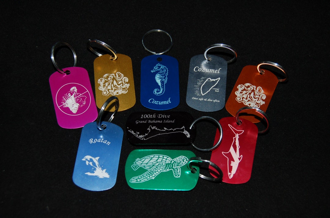 Scuba Diver BCD ID Tags: both Sides bulk Only - Etsy