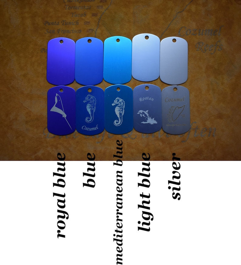 Scuba Diver BCD ID Tags. Custom Engraving. - Etsy