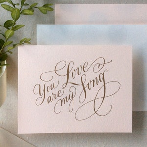 Hand Lettered Love Note Set - Etsy