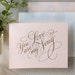 Hand Lettered Love Note Set - Etsy