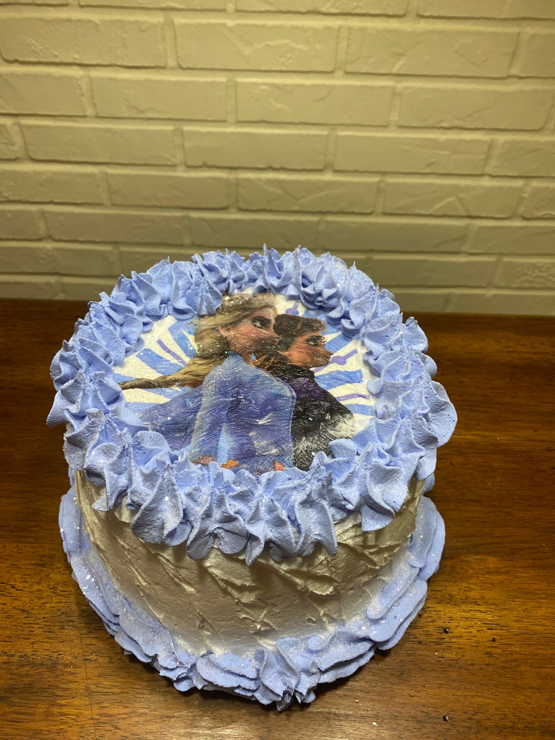 Fake Birthday Cake Frozen Photo Prop Birthday Decoration - Etsy