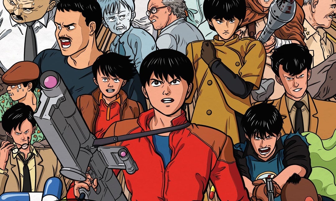 Akira Print, A4 Art, Manga, Neo Tokyo, Retro, Kaneda, Tetsuo, Fanart - Etsy