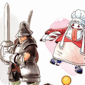 FF IX Party, A4 Print Final Fantasy Fanart - Etsy