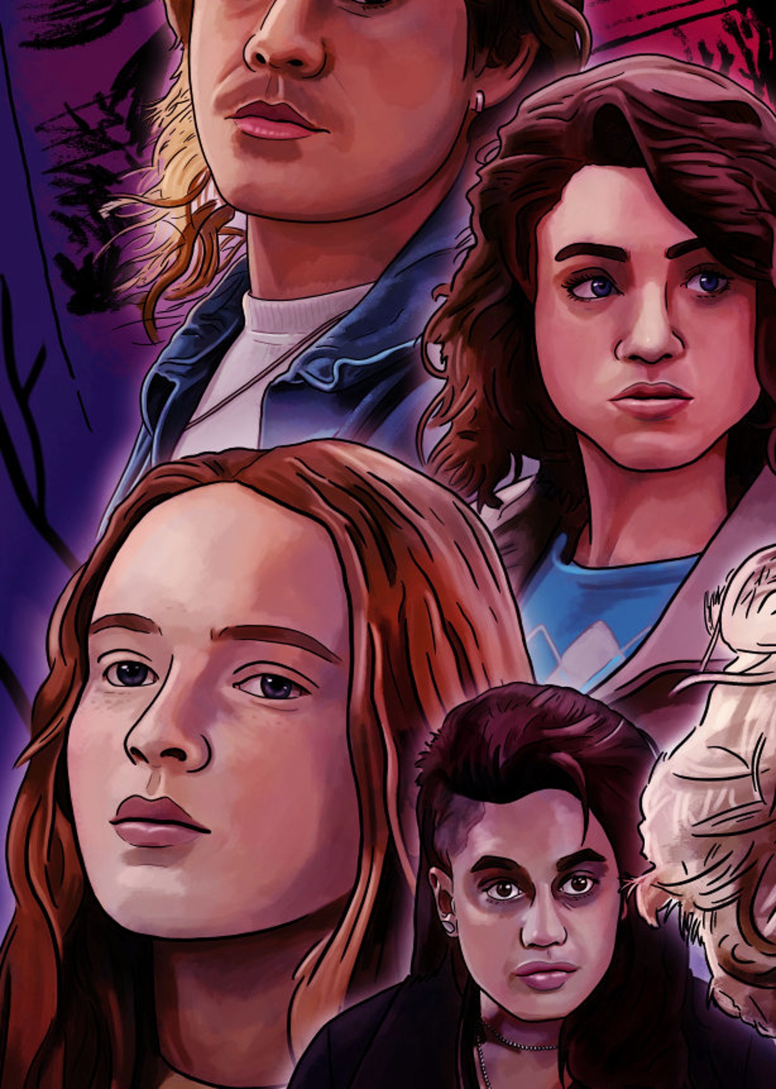 Stranger Things Art Print | A4 Size - Etsy