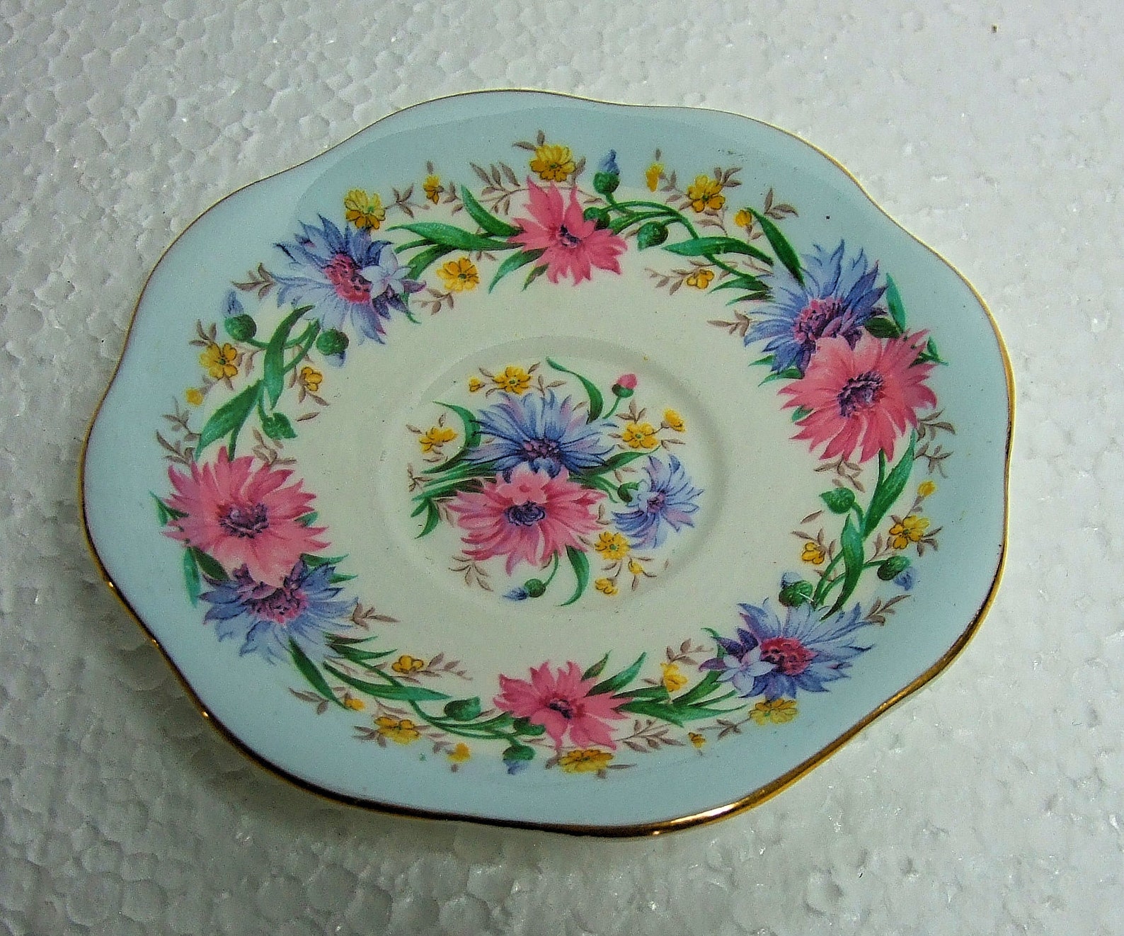 Vintage Foley China E Brains & Co cornflower - Etsy