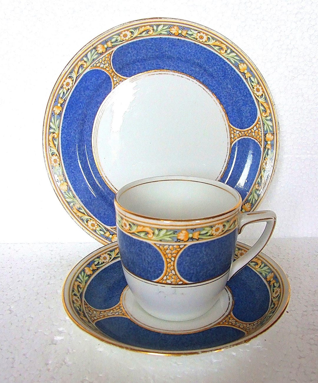 Powder Blue Ye Old English Grosvernor Jackson & Cosling .fine Bone ...