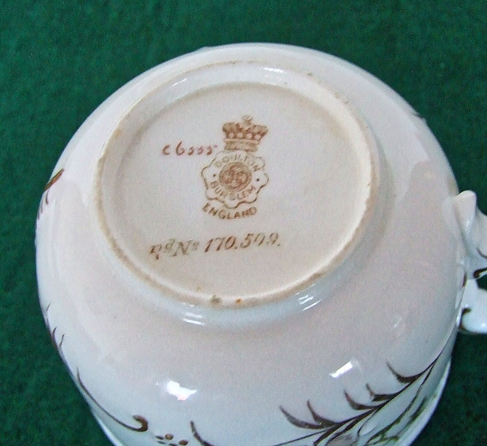 Antique Royal Doulton Small Embossed Tea Trio 1891 Mark Nr | Etsy