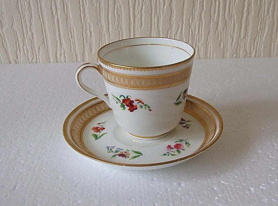 Antique Early 19th Century Tea Cup and Saucer Circa 1830 - Etsy