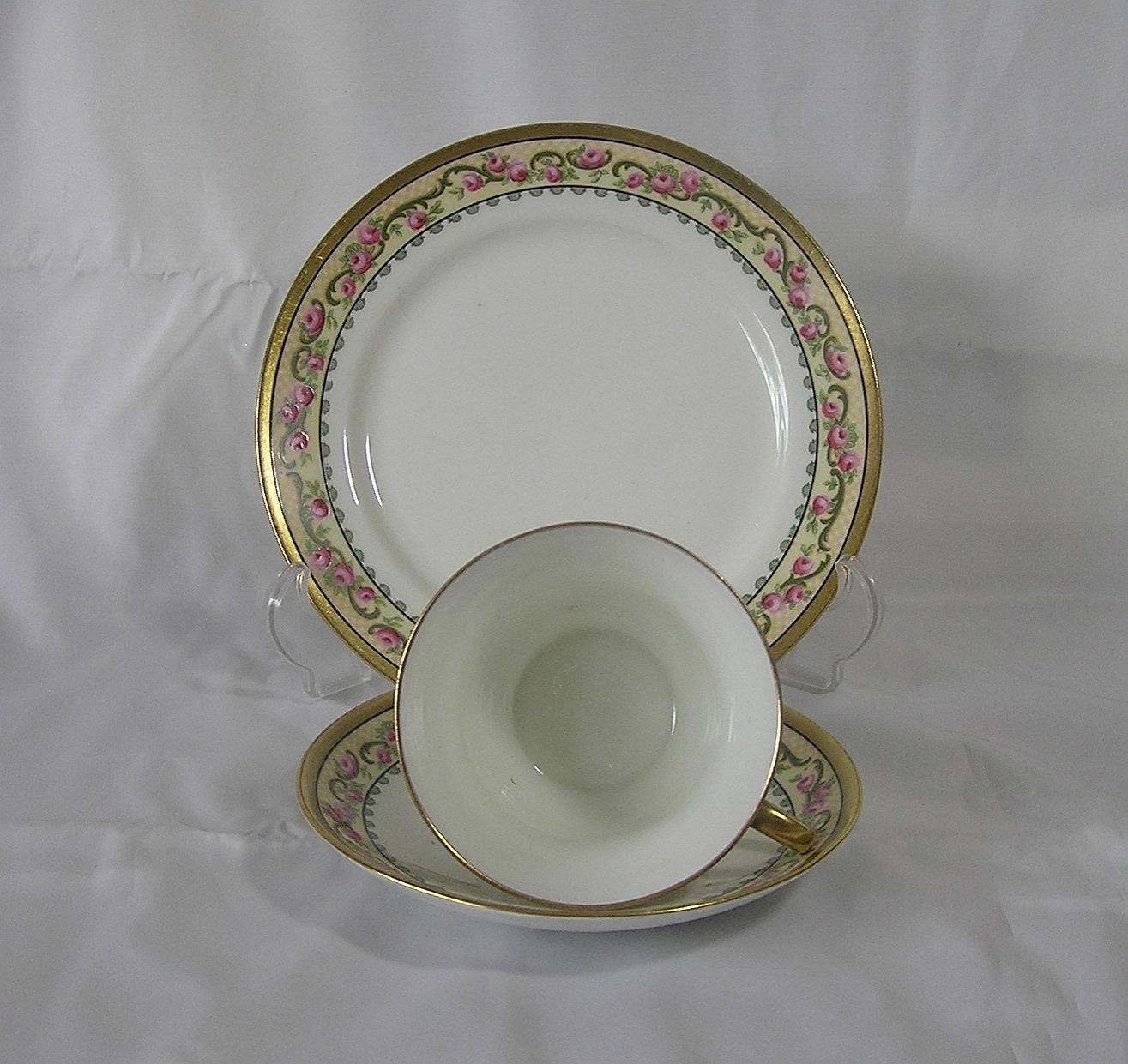 Art Deco 1913 Fine Bone China Paragon Star Tea Set of Tea Cup, Saucer ...