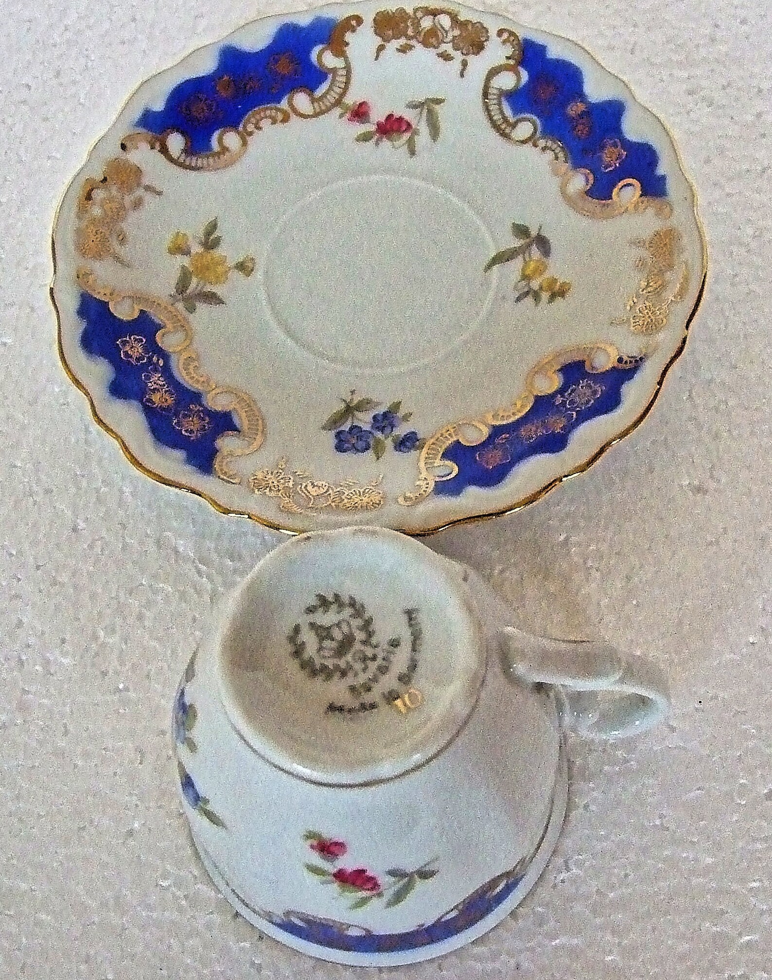 Lovely Vintage Winterling Bavaria China Blue Baroque Pattern Coffee ...