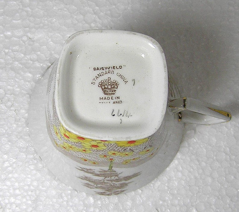Art Deco Vintage Standard China Daisy Pattern.small Tea/coffee - Etsy UK