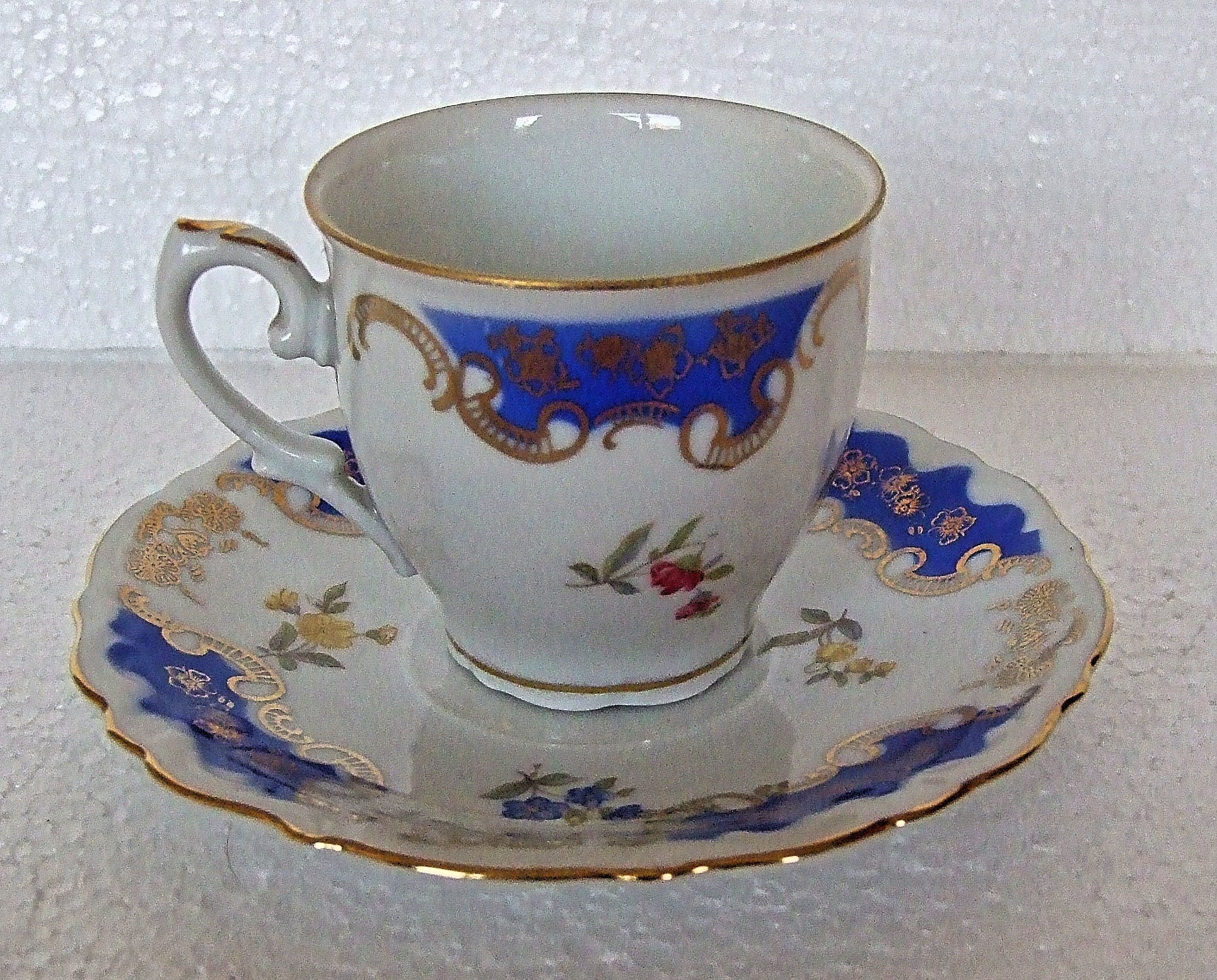 Lovely Vintage Winterling Bavaria China Blue Baroque Pattern | Etsy UK