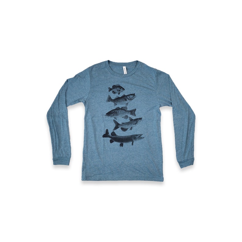 Cotton Fishing Shirt With Ruler to Measure - Etsy