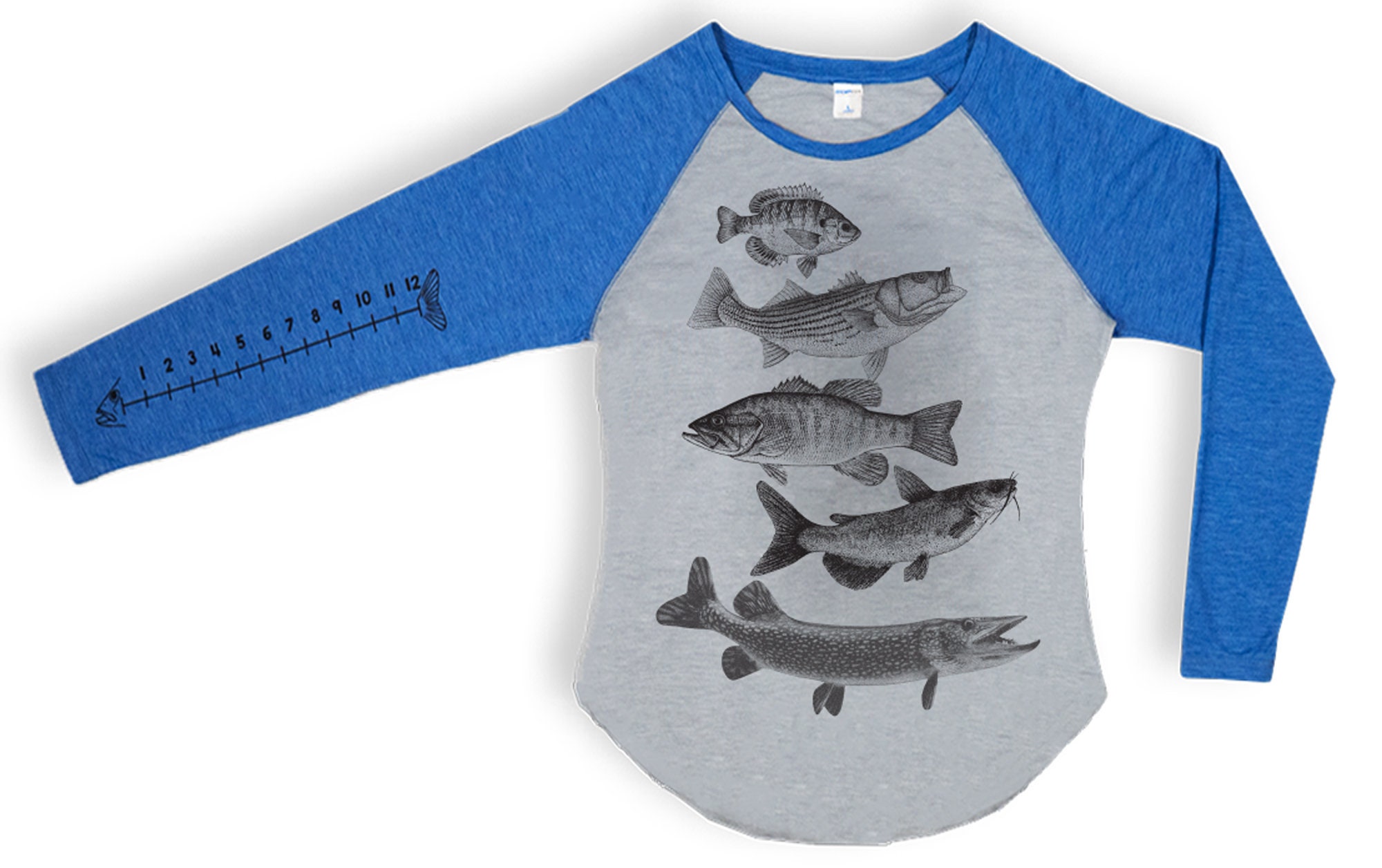 Women's Fish fishing Shirt With Ruler To Measure Fish | Etsy