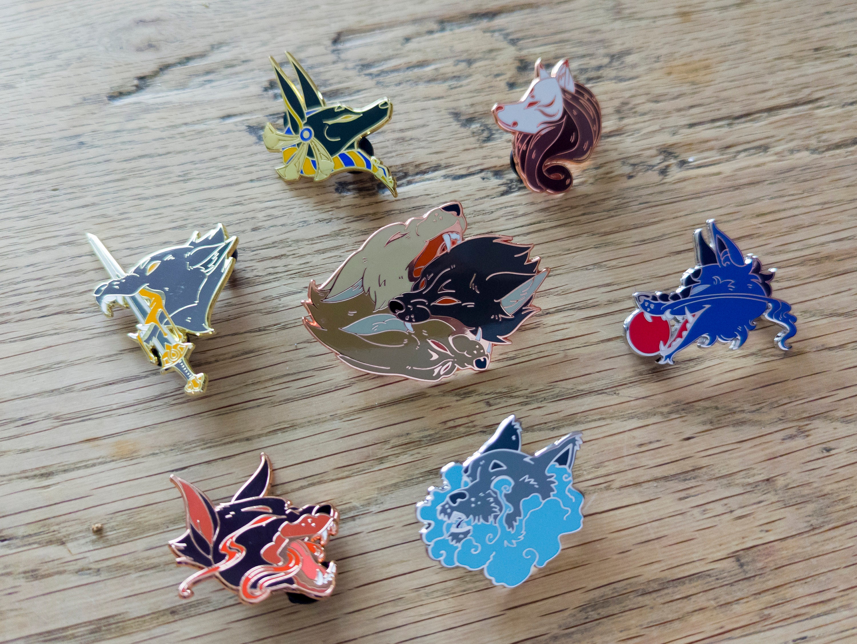 Cerberus - Hard Enamel Pin - Etsy