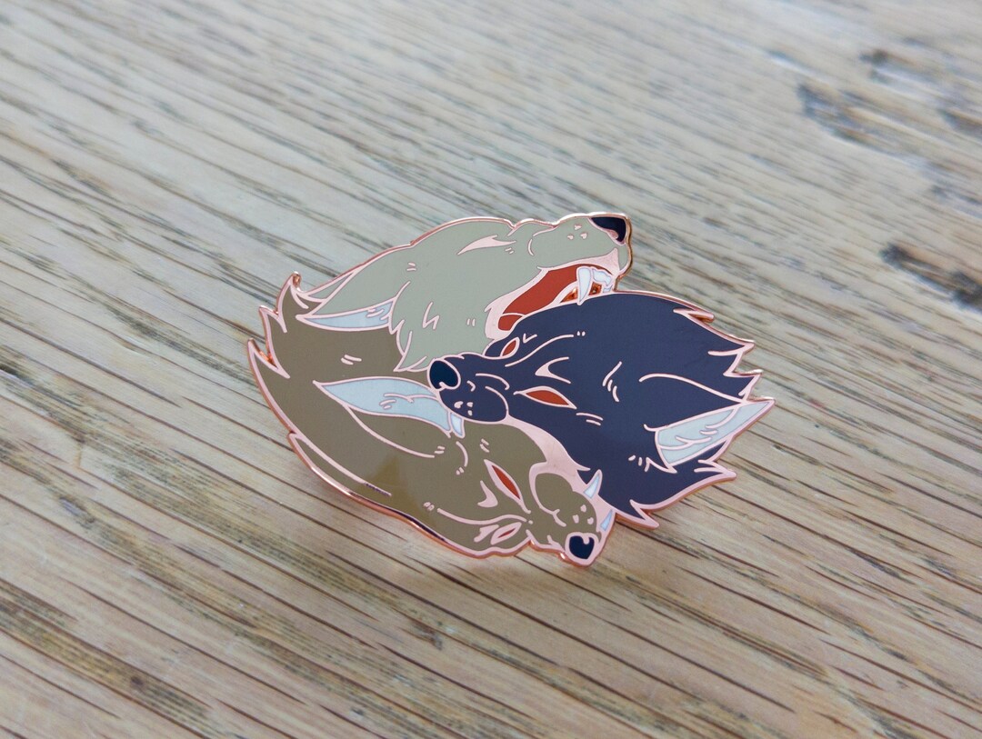 Cerberus - Hard Enamel Pin - Etsy