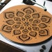 Scatter Mandala Turntable Slipmat - Cork Turntable Mat - DJ Slip Mat - Etsy