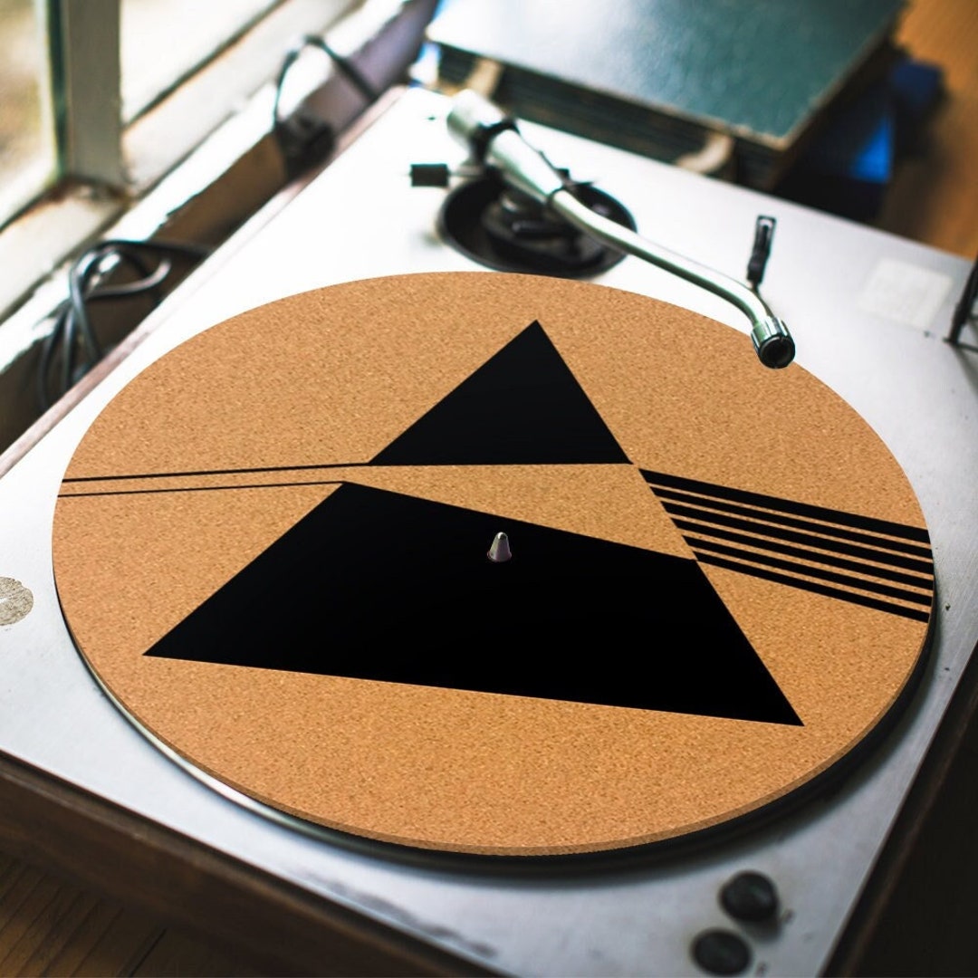 Dark Side of the Moon Turntable Slipmat - Cork Turntable Mat - DJ Slip ...
